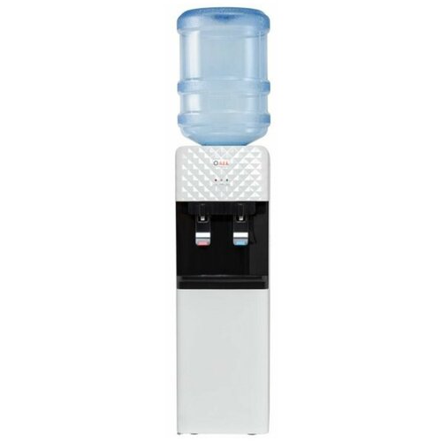 Кулер для воды AEL LD-AEL-88c, напольный, нагрев/ охлаждение электронное, шкаф, 2 крана, белый, 00272