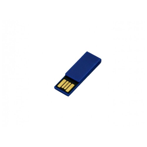 Пластиковая флешка зажим скрепка для нанесения логотипа (16 GB USB 2.0 Синий p_clip01 Flash drive клип скрепка мини для бумаги опт)