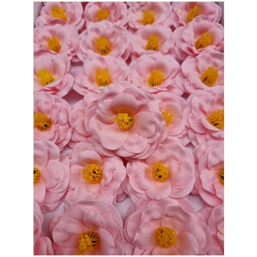 Декоративное, флористическое мыло. Цветок лотоса. Цвет розовый Диаметр цветка 6,5-7 см. Упаковка 36 шт.