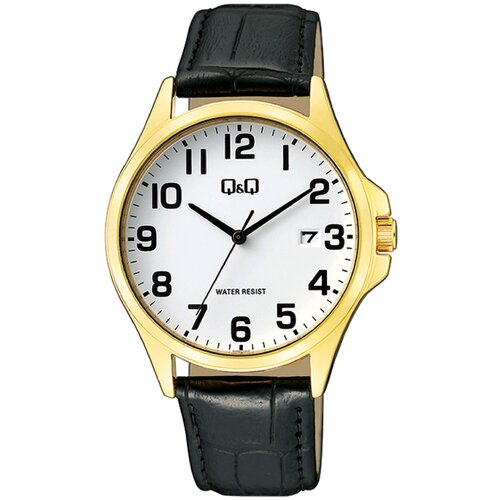 Наручные часы Q&Q A480-104 [A480 J104Y], черный, золотой