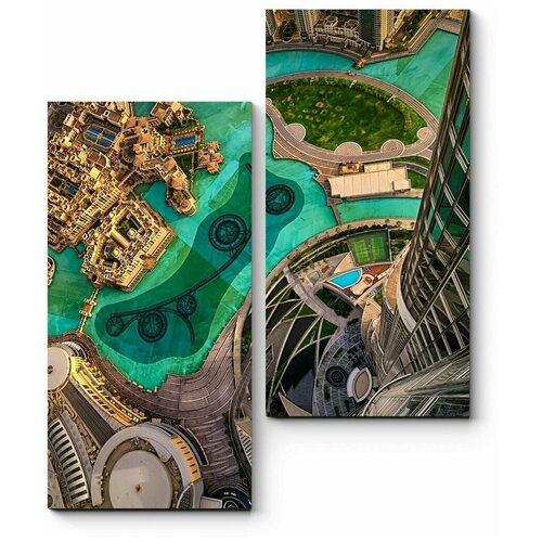 Модульная картина Головокружительный Дубай 60x75