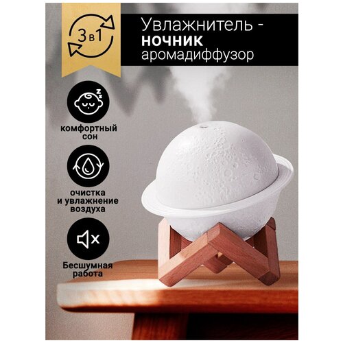 Светильник - ночник Humidifier "Сатурн", аромадиффузор