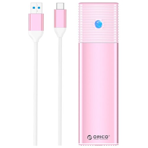 Переходник (внешний бокс) M.2 NGFF SATA - USB 3.0 Orico Eye STD Pink Box