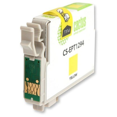 Картридж T1294 Yellow для принтера Эпсон, Epson Stylus Office BX 525 FW; BX 625 FWD; BX 925 FWD