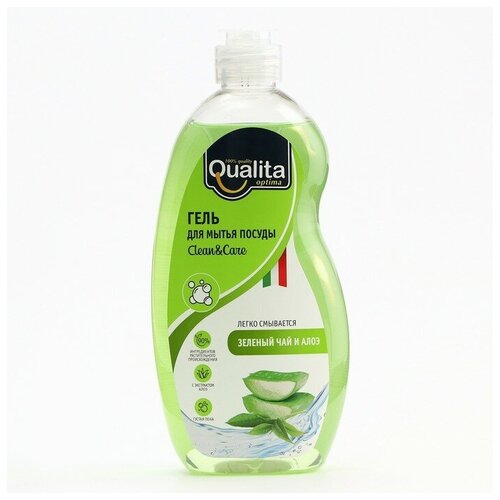 Qualita Средство для мытья посуды Qualita Creen tea & Aloe, 500 мл