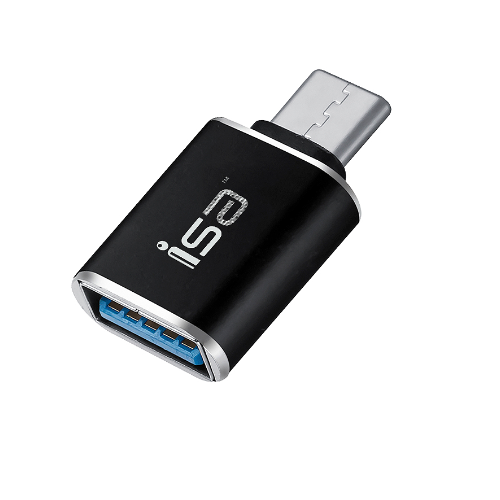 Переходник OTG на Type-C USB 3.0 ISA G-15 black