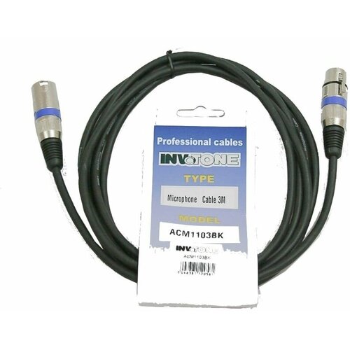 Invotone ACM1105BK Кабель микрофонный XLR-XLR