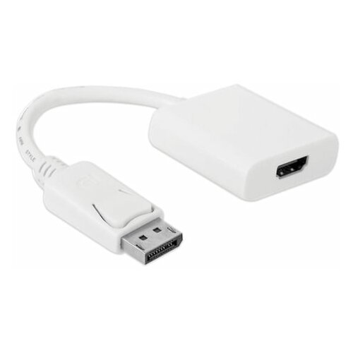 Переходник DisplayPort-HDMI, CABLEXPERT, M-F, для передачи цифрового аудио-видео, A-DPM-HDMIF-002-W 511928