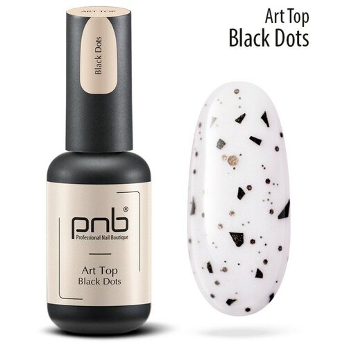 PNB Верхнее покрытие Art Top Black Dots, black dots , 8 мл