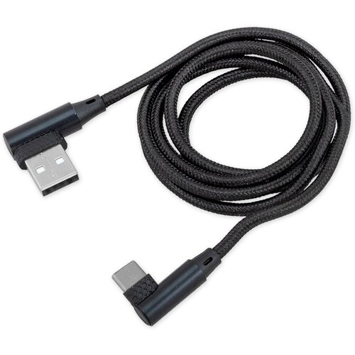 Дата-кабель зарядный USB/Type-C черный (угловой) 1м. ARNEZI A0605029