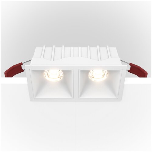 Встраиваемый светильник Maytoni Technical Alfa LED DL043-02-10W3K-D-SQ-W