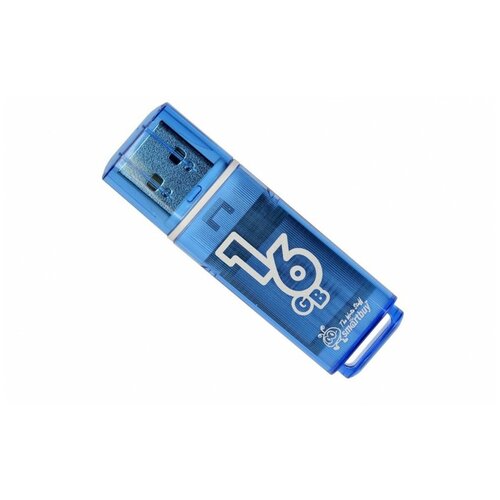 Флеш-накопитель Smartbuy Glossy series 16GB Blue, синий