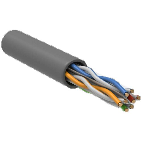 ITK LC1-C6A04-121 Кабель связи витая пара U UTP кат.6A 4 x 2 x 23AWG solid LSZH 305м серый