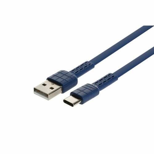 Плоский кабель Type-C, Remax RC-116a Armor Series Data Cable, синий