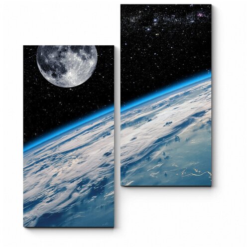 Модульная картина Бескрайние просторы космоса 70x88