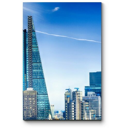 Модульная картина Небоскребы делового Лондона 70x105
