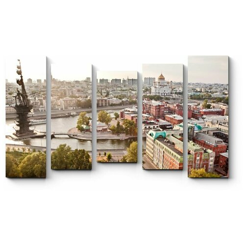 Модульная картина Панорама Москвы120x72