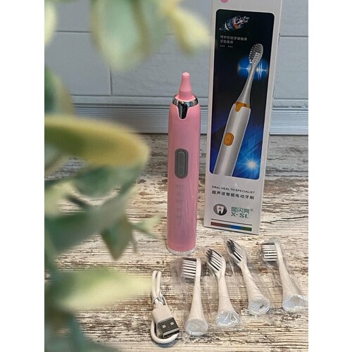 Электрическая зубная щетка X-SL SONIC ELECTRIC /цвет розовый