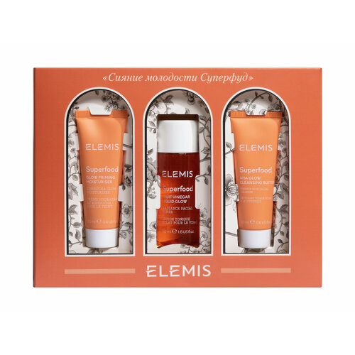 ELEMIS Набор-Знакомство сияние молодости Superfood Glow Trio Mini Set