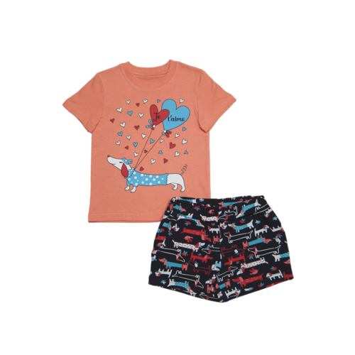 Комплект одежды Светлячок-С, размер 92-98, коралловый