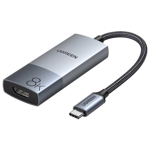 Адаптер UGREEN CM491 (50338) USB-C to HDMI Female 8K Adapter. Цвет: серебристый