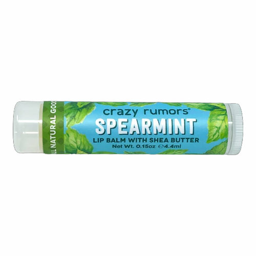 Crazy Rumors Бальзам для губ Spearmint Lip Balm с ароматом Мяты, 4.25 г