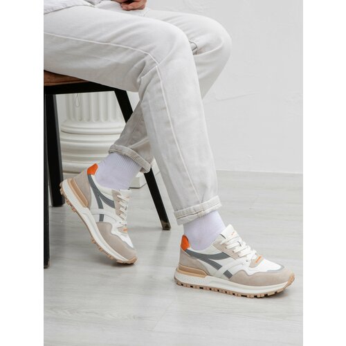 Кроссовки Lonza footwear, полнота 6, размер 41, белый, серый