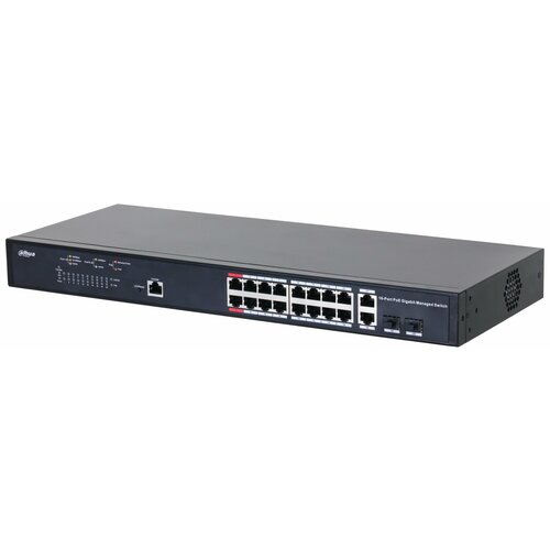 Коммутатор Dahua PFS4200 DH-PFS4218-16GT-230 /PoE 230Вт./Управляемый Layer 2