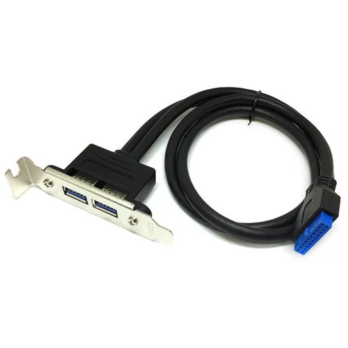 Планка (bracket) портов в корпус – 2 порта USB 3.0 низпрофильная (low profile) Espada модель: EBRT-2USB3LOW