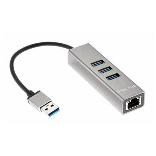 Хаб USB Telecom USB 3.0 - 3xUSB 3.0 + RJ45 TA311U