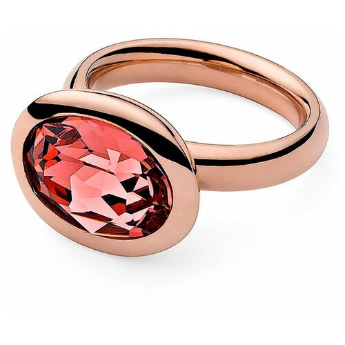 Кольцо Qudo, кристаллы Swarovski, оранжевый