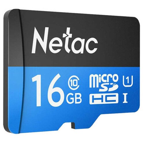 Карта памяти 16Gb - Netac microSDHC P500 NT02P500STN-016G-S (Оригинальная