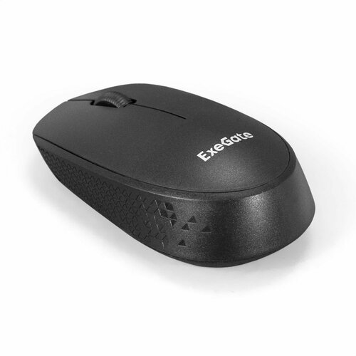 Беспроводная мышь ExeGate Professional Standard SR-9038 (радиоканал 2,4 ГГц, USB, оптическая, 1200dpi, 3 кнопки и колесо прокрутки, черная, Color Box) EX295309RUS