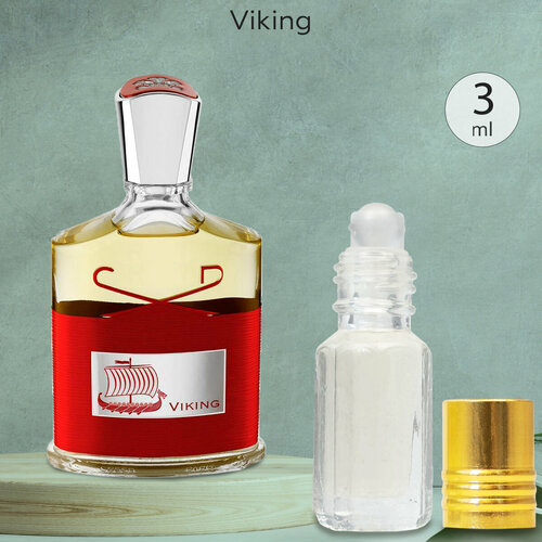 Gratus Parfum Viking духи мужские масляные 3 мл (масло) + подарок