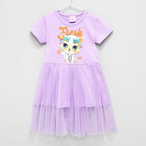 Платье CitCit, размер 98, фиолетовый