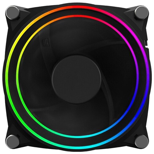 Вентилятор для корпуса GameMax GMX-12-DBB, черный/RGB