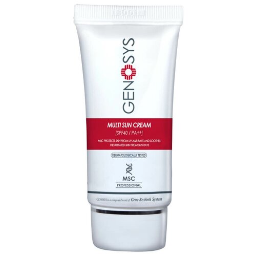 Genosys MULTI SUN CREAM SPF 40 Солнцезащитный крем SPF40, 40 мл