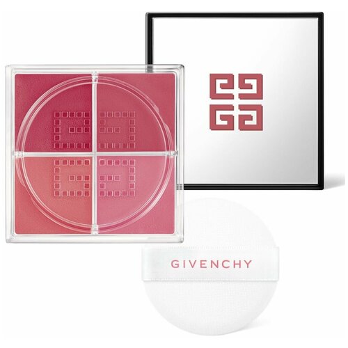 GIVENCHY Рассыпчатые четырехцветные румяна для лица Prisme Libre Blush (5 Popeline Violine)