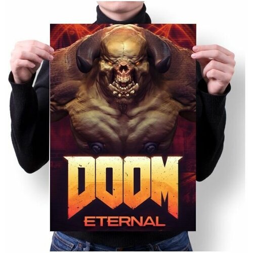 Плакат GOODbrelok А3 Принт "Дум Doom" - 4