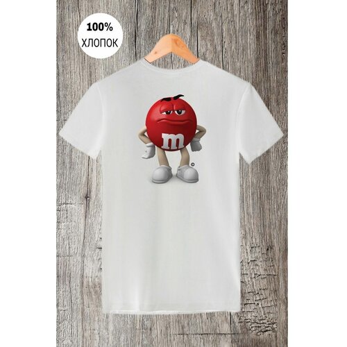 Футболка M&Ms, размер XXXL, белый