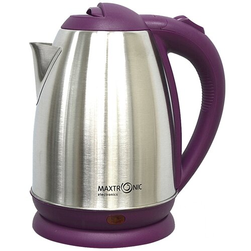 Чайник Maxtronic MAX-202/307, фиолетовый/серебристый