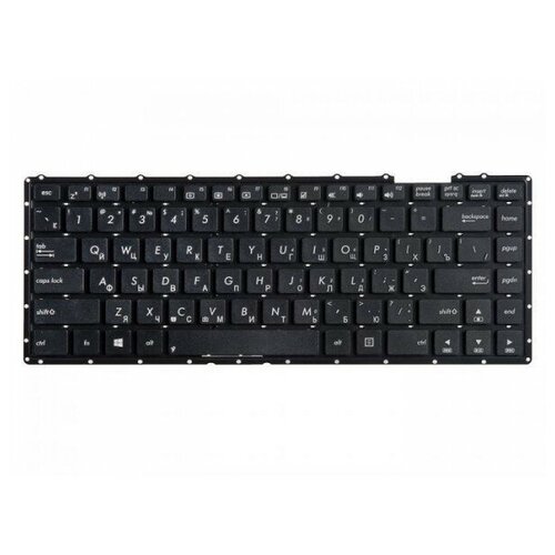 Клавиатура для ноутбука Asus D451V, русская, черная