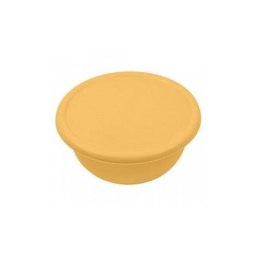 Миска с крышкой "Modena", 3,2 л, цвет: бледно-желтый