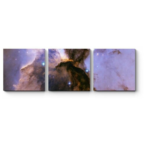 Модульная картина Туманность Орла 100x33