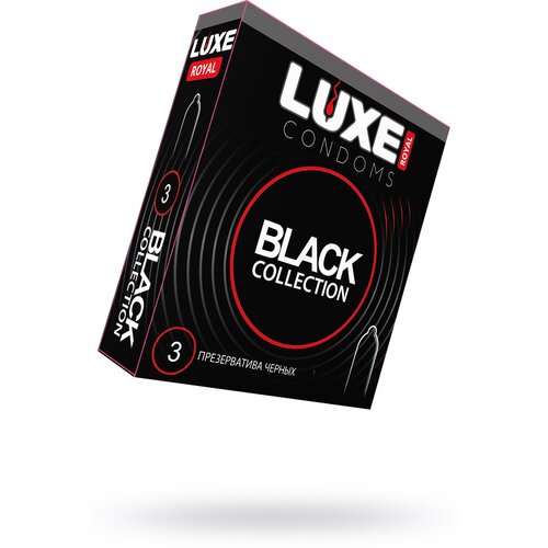 Презервативы LUXE ROYAL Black Collection 3шт