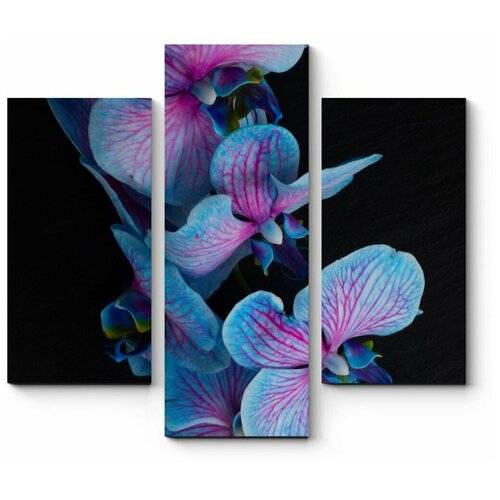 Модульная картина Голубая орхидея100x90