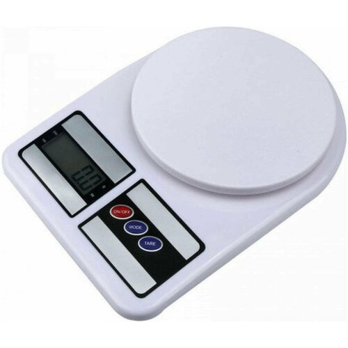 Кухонные электронные весы, нагрузка до 7 кг, с дисплеем, для использования как дома, так и на точках продажи пищевых продуктов.