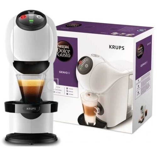 Капсульная кофемашина Krups Dolce Gusto Genio S 15 бар белый /KP2401