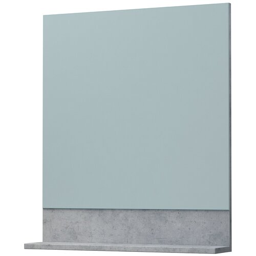 Зеркало для ванной "Я мебель" Модерн 60 бетон светлый, 60х70 см.