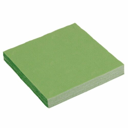 Салфетки бумажные Art Bouguet Барокко, Зеленый палевый, 33х33 см, 16 штук